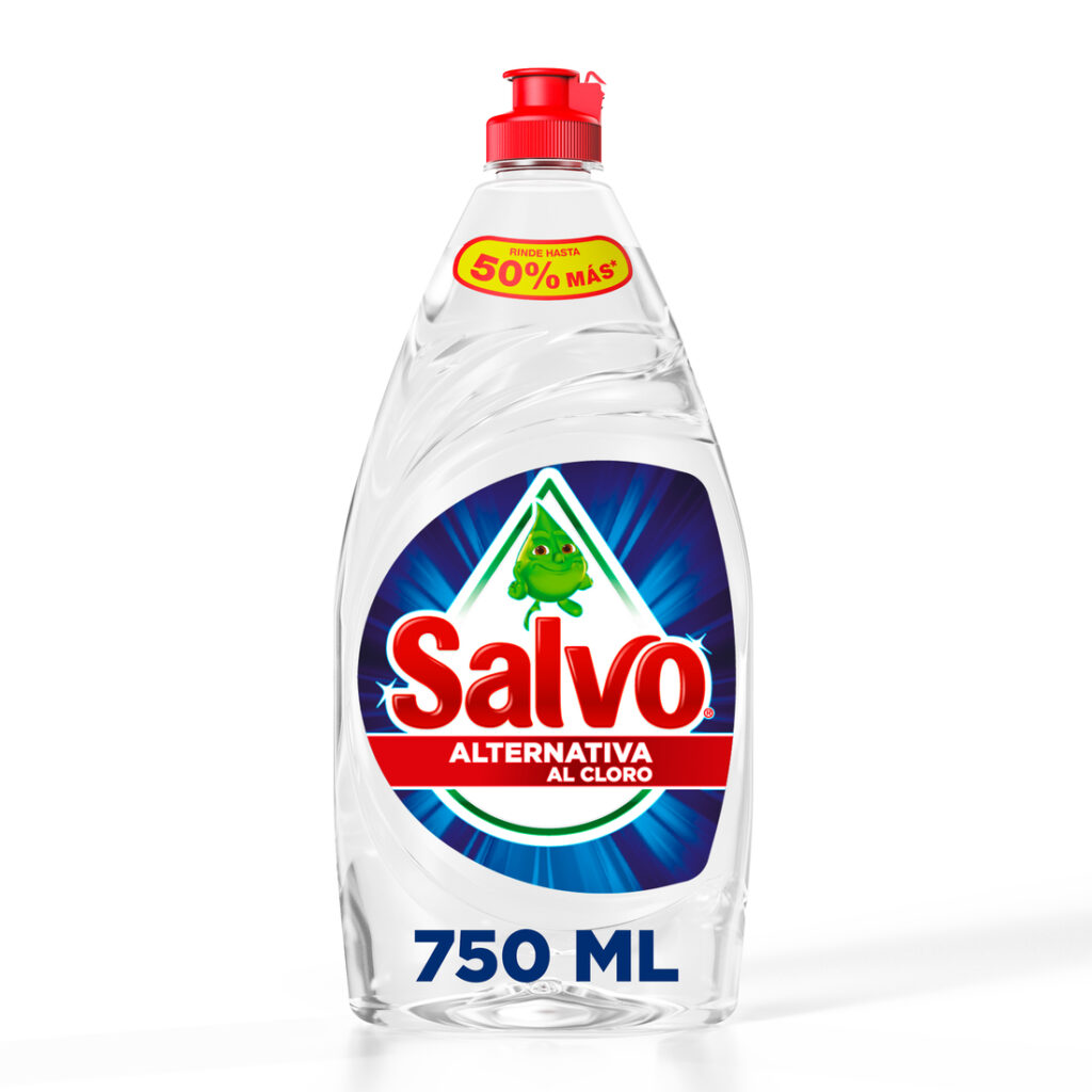Detergente Liquido Salvo 750ml Cloro – ABANSA